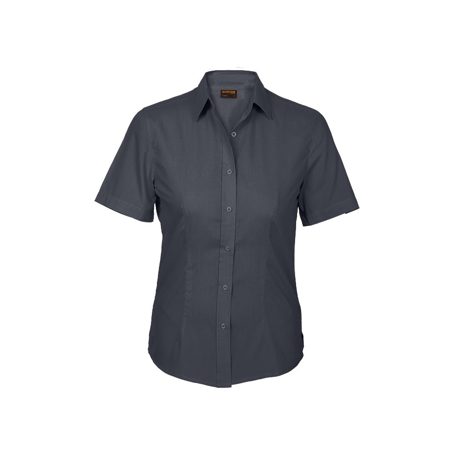 Ladies Basic Poly Cotton Blouse – Short Sleeve – Lethu Namibia