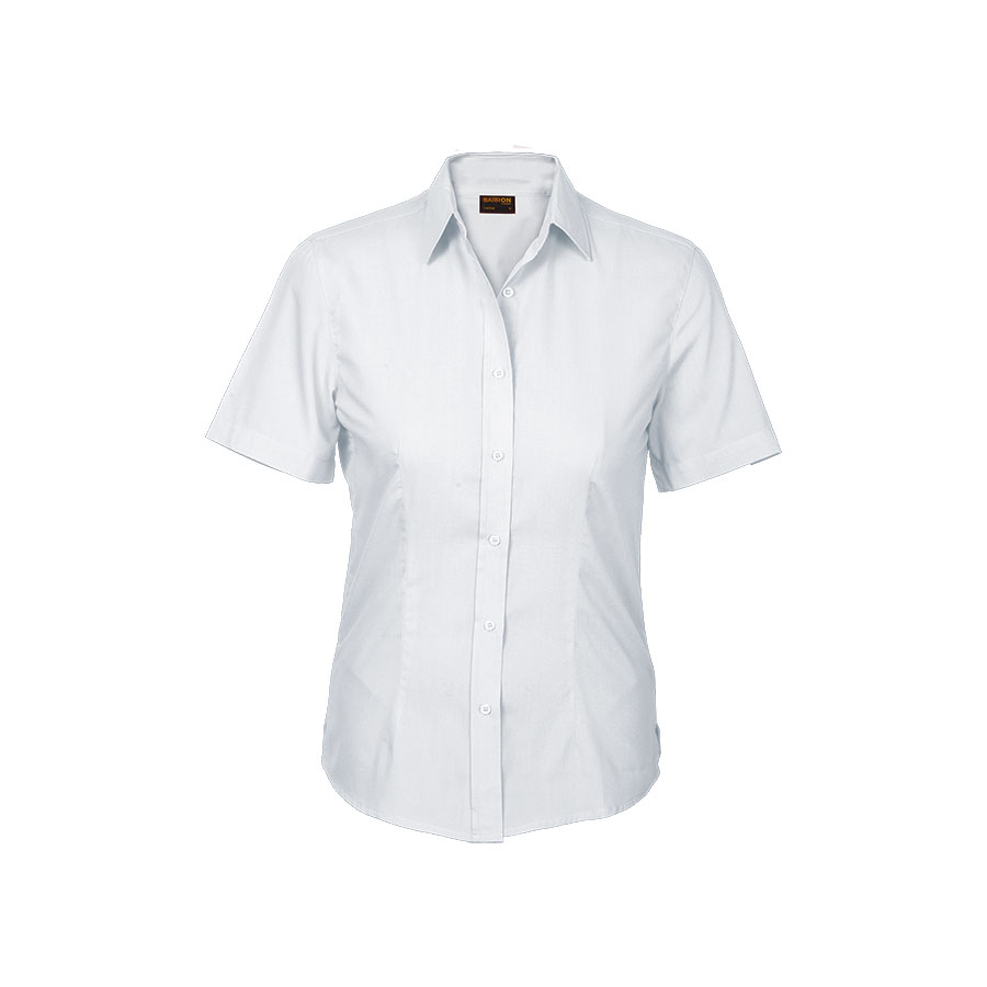 Ladies Basic Poly Cotton Blouse – Short Sleeve – Lethu Namibia