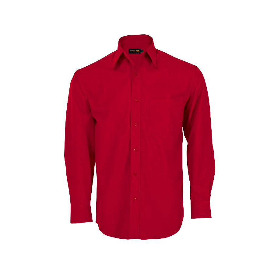 Mens Basic Poly Cotton Shirt – Long Sleeve – Lethu Namibia
