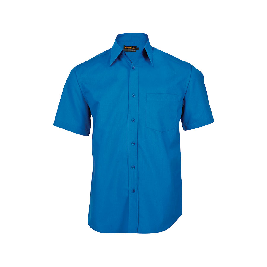 Mens Basic Poly Cotton Shirt – Short Sleeve – Lethu Namibia